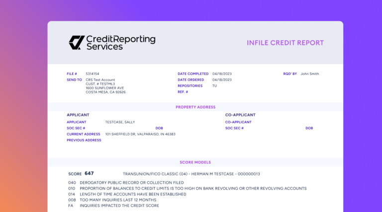 CRS Credit API | Credit Score Data API, Fraud, Compliance