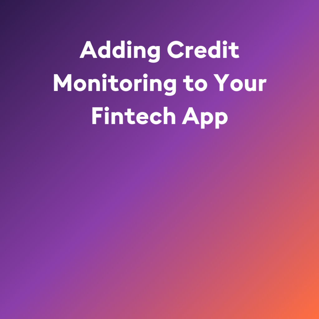 CRS Credit API | Credit Score Data API, Fraud, Compliance